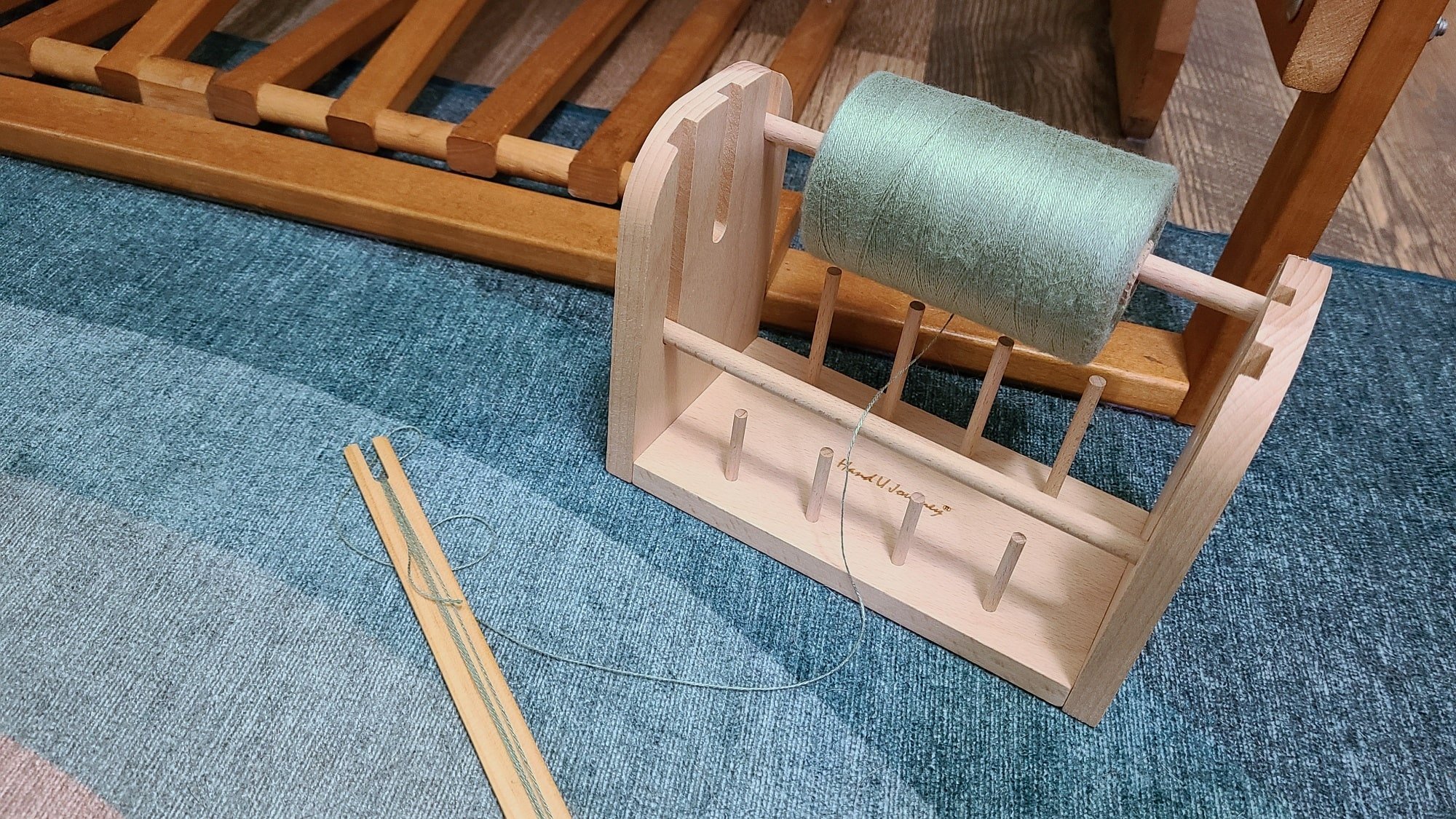 Weaving Tool Spotlight - Yarn Holders - Warped Fibers