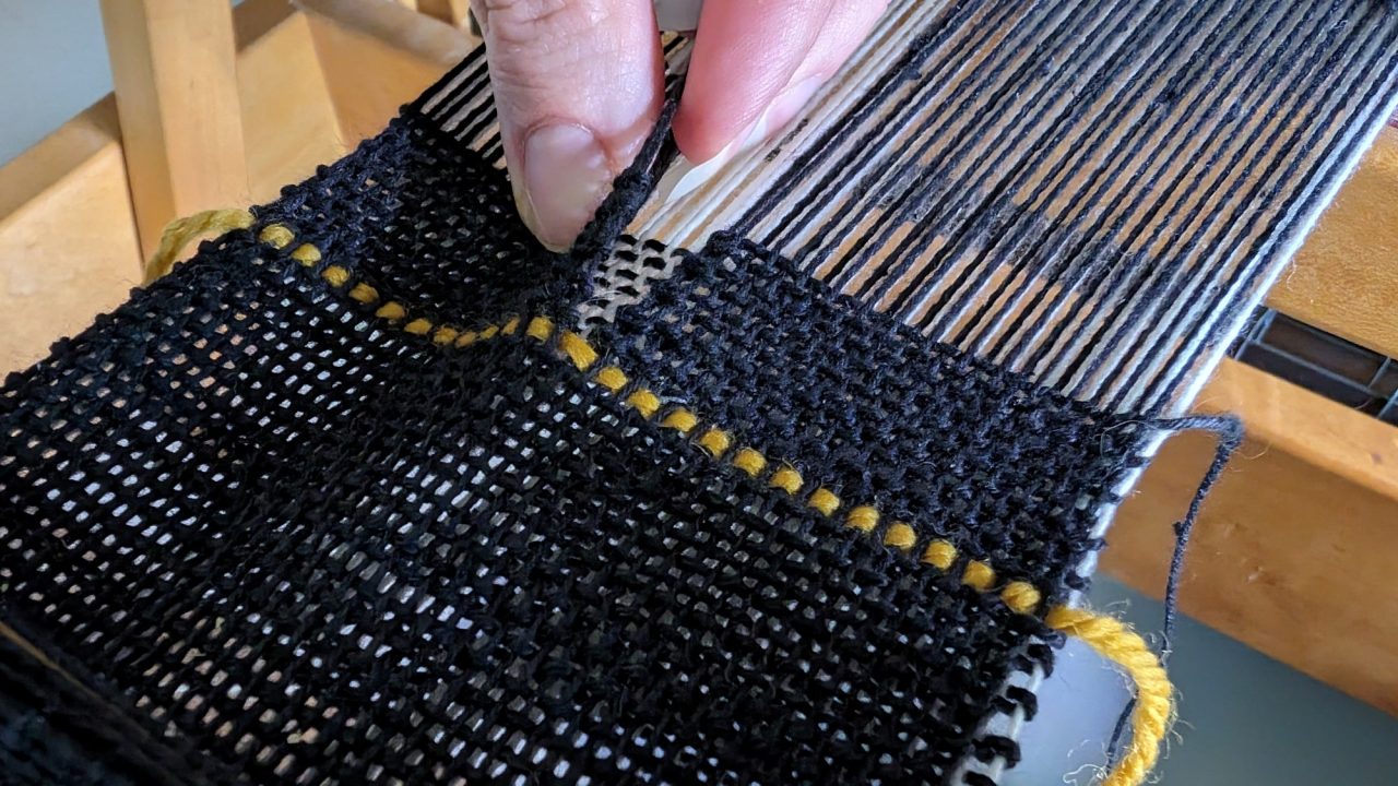 Basics of Double Weaving - Warped Fibers